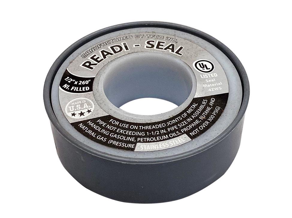 TS50PD260NI 1/2 In x 260 In Nickel Thread Sealant Tape - Upstream