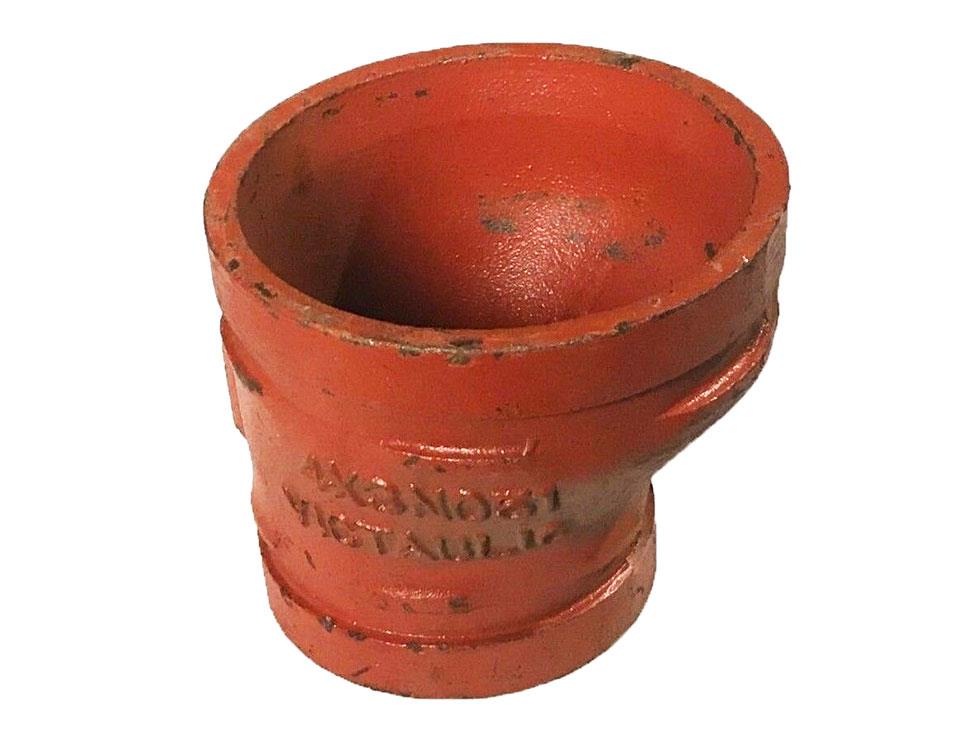 FF47051P00 No. 51 8 In x 6 In Grooved Eccentric Reducer - Upstream