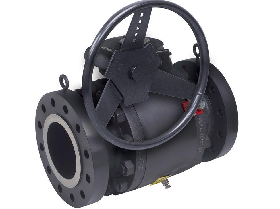12 In Trunnion Ball Valve Class 600 FP RF A105 CS - Upstream